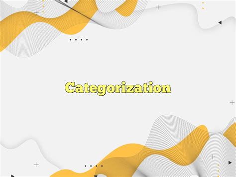 Image result for Classification vs Categorization