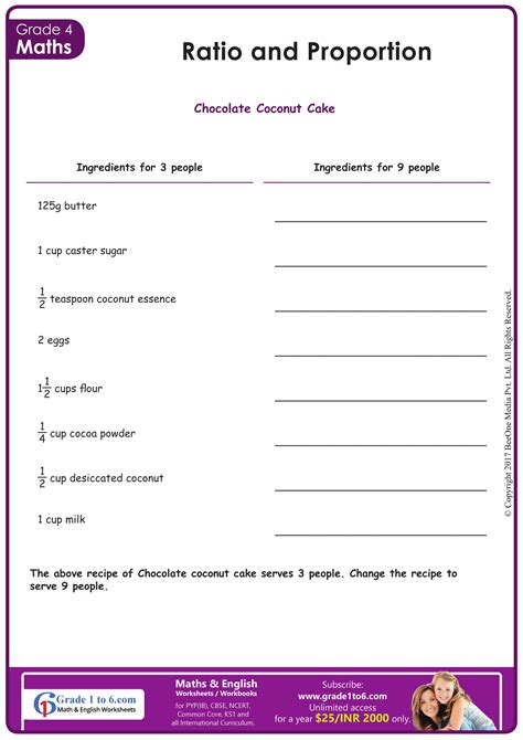 Image result for Ratio and Proportion Worksheet.pdf