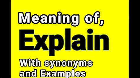 Image result for Explaining Synonym