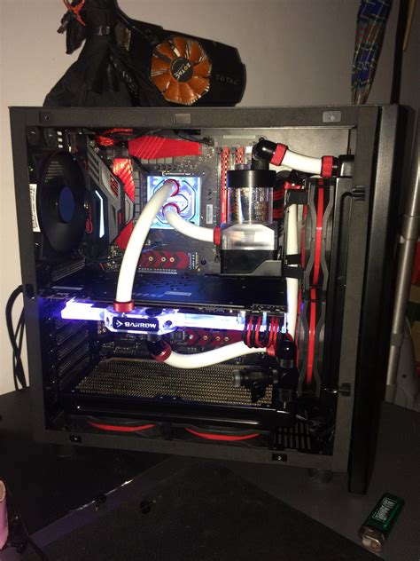Image result for Custom PC Loop Red Coolant