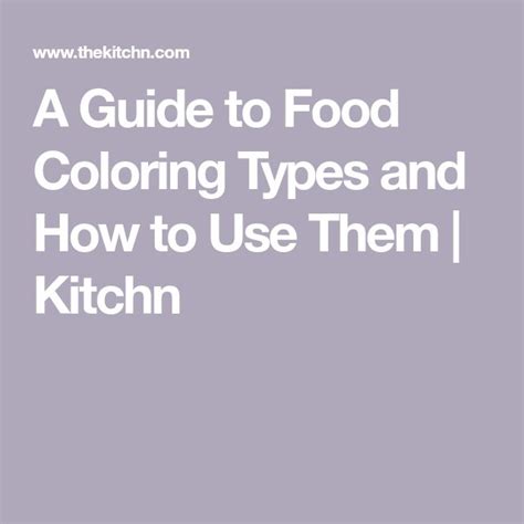 Image result for Food Color Guide