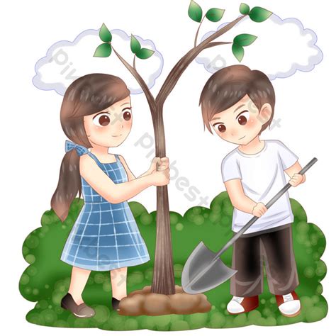 Image result for Planting a Tree Drawing