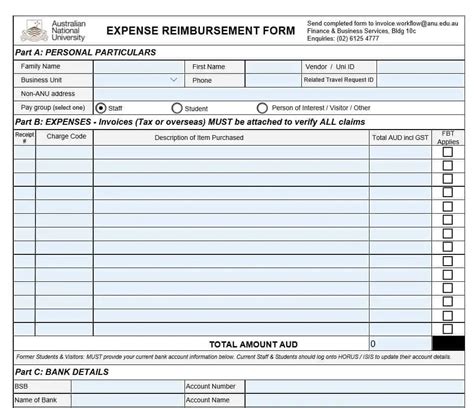 Image result for Expense Claim Form