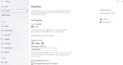 Image result for Show Magnifier in Taskbar