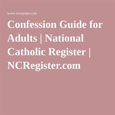 Image result for Catholic Confession Guide Text