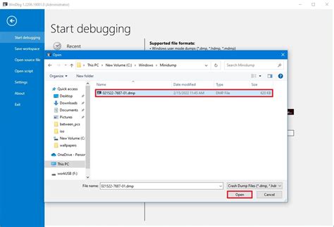 Image result for How to View Dump Files Windows 1.0
