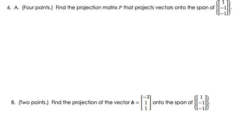 Image result for Linear Algebra Projection Matrix