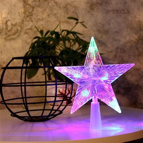 Image result for Changing LED Light Christmas Tree Topper