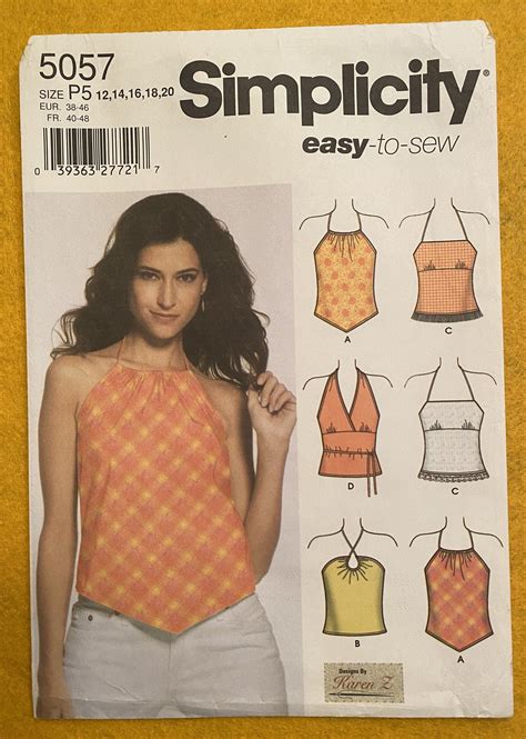 Image result for Simplicity Sewing Patterns Tops