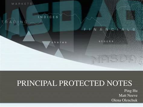 Image result for Principal Protected Notes