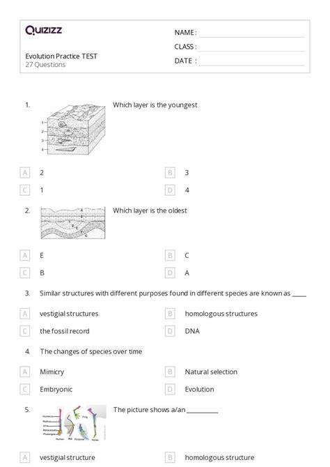 Image result for Grade 12 Life Science Evolution Test