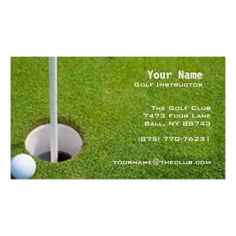 Image result for Golf Lessons Card