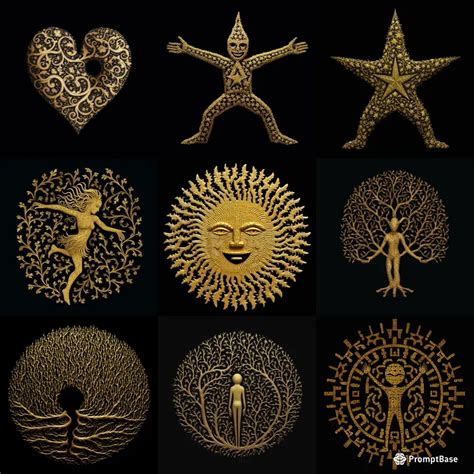 Symbol Art Midjourney Prompt | PromptBase