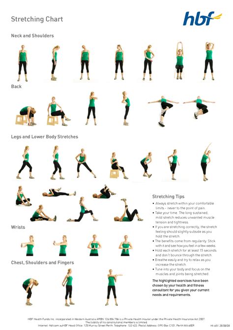 Image result for Stretching Exercise Chart