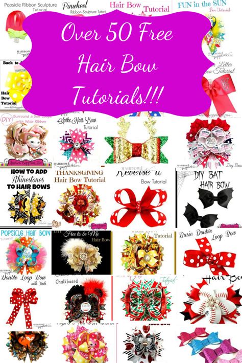 Image result for Hair Bow Tutorials Free