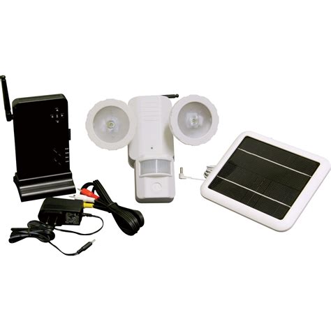 Image result for Solar Power Security Camera with LED Lights