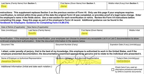 Image result for How to Fill Out Form I 9 Example