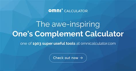 Image result for One's Complement Tutorial