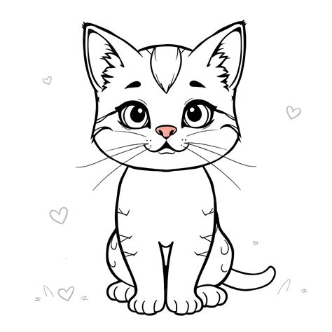 Image result for Cat Drawing Coloring