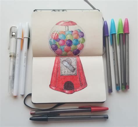 Image result for Gumball Machine Drawing