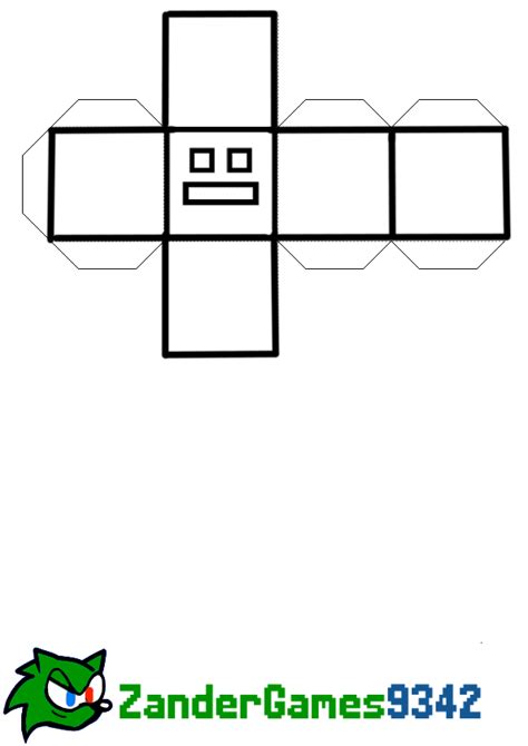 Image result for Geometry Dash Papercraft