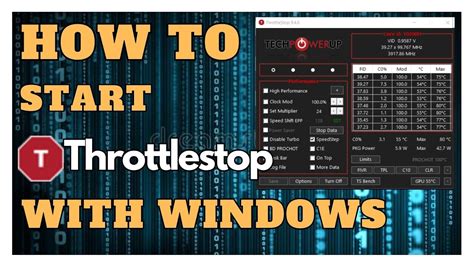 Image result for Throttle Stop Win Start