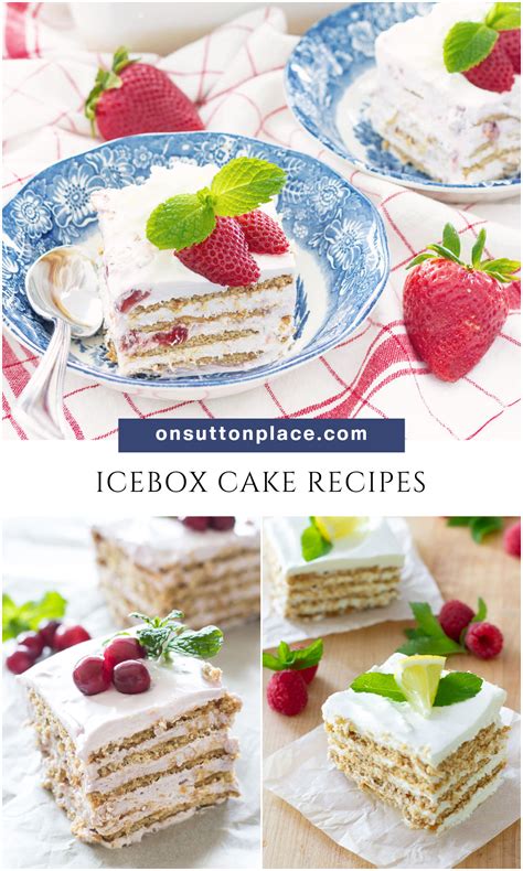 Image result for Icebox Cake Recipes