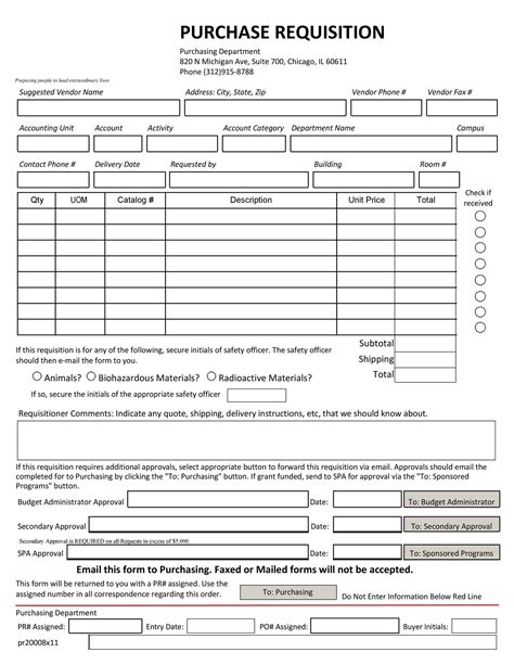Image result for Work Requisition Form