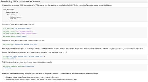 Image result for LLVM Pass Tutorial