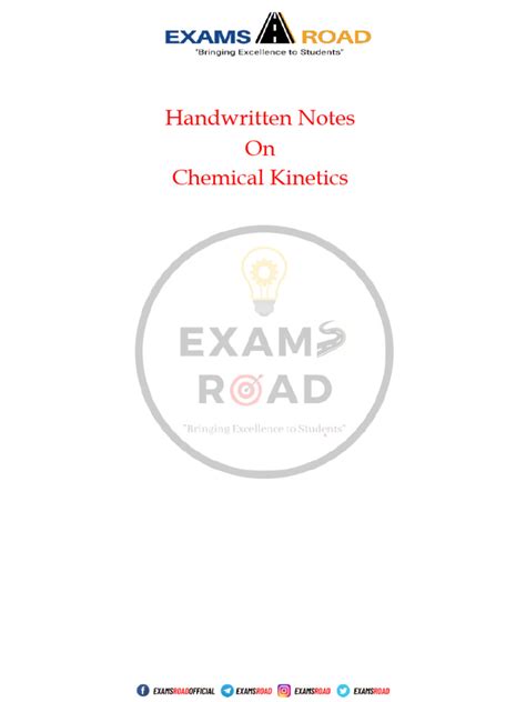 Image result for Chemical Kinetics Handwritten Notes