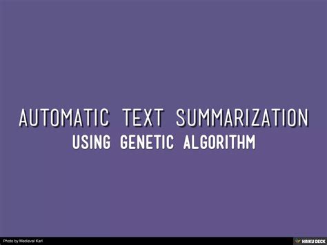 Image result for Automatic Summarization Sample Photo