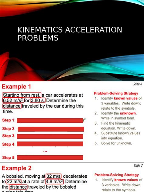 Image result for Acceleration Problems