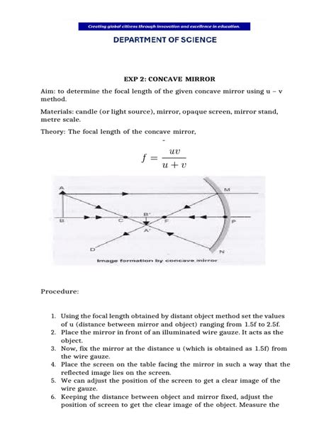 Image result for Spectrometer Experiment Concave Mirror