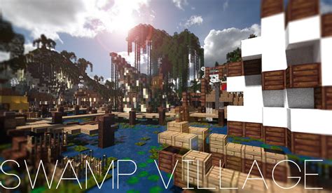 Image result for Minecraft Swamp Village Map