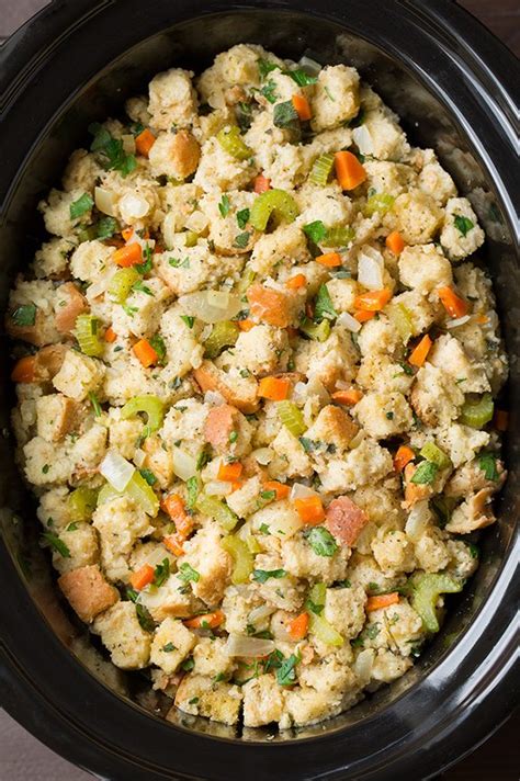 Image result for Cooking Stuffing in Slow Cooker