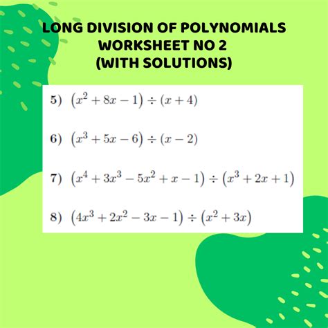Image result for Long Division Two Polynomials