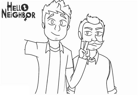 Image result for Hello Neighbor Coloring Book