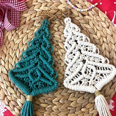 Macrame Christmas Tree Wall Hanging | Etsy
