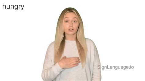 Image result for Hungry Sign Language