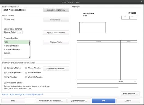 Image result for QuickBooks Invoice Design