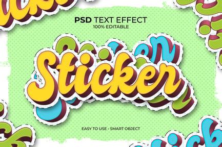 Image result for Sticker Text Effect