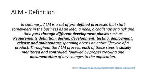 Image result for ALM Application Lifecycle Management