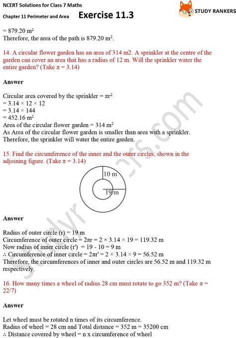 Image result for Class 7th Math Chapter 11 Perimeter and Area Exercise 11.1