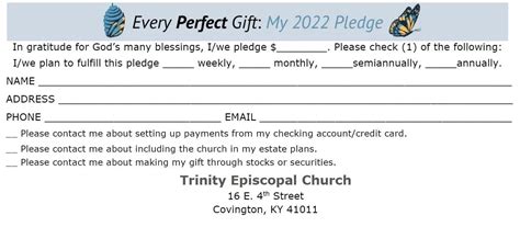 Image result for Stewardship Pledge Card Examples