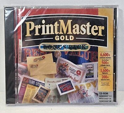Image result for PrintMaster CD-ROM