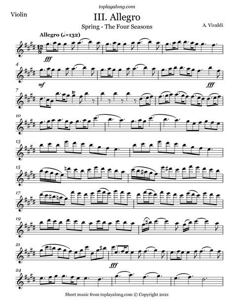 Image result for Vivaldi Spring Part 2