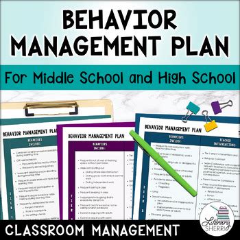 Image result for Behavior Management Plan