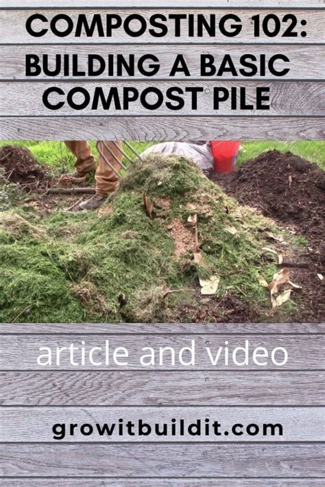 Image result for How Do You Build a Compost Pile