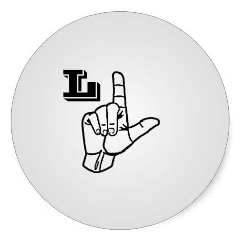 Image result for Sign Language Letter L