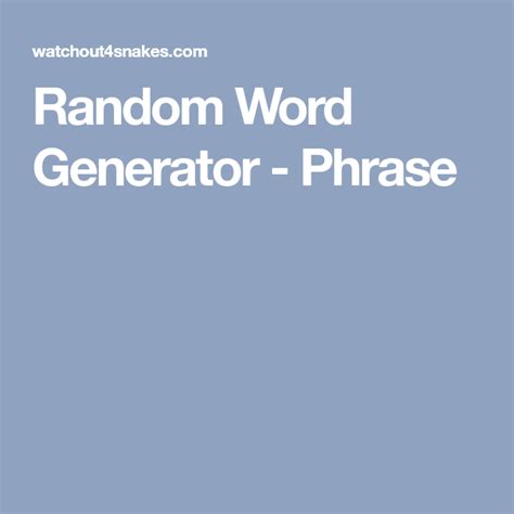 Image result for Random Phrase Generator